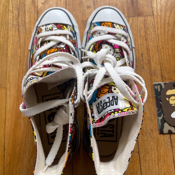 Hello Kitty | Shoes | Bape A Bathing Ape Hello Kitty Pink Apesta ...